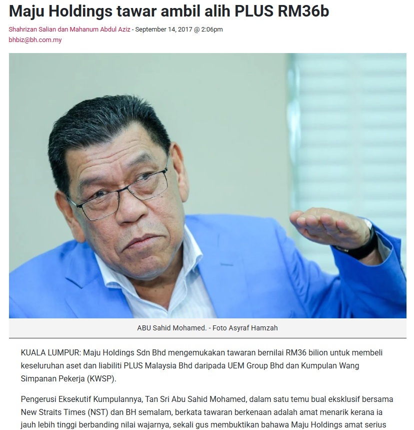 [VIDEO] Projek MEX 2 terbengkalai: SPRM serbu pejabat Tan Sri Abu ...